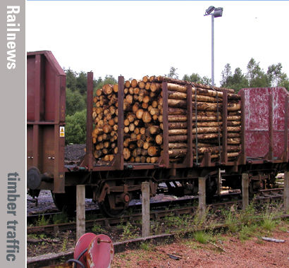 Railnews - Scottish timber is back on the rails